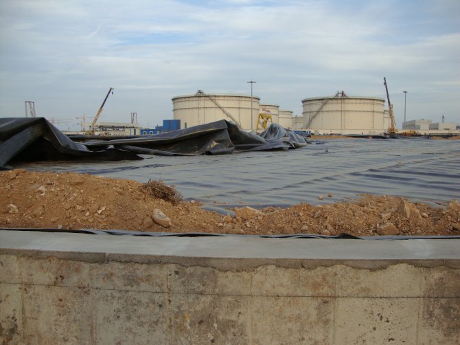 Geotextile In Road Construction , 2mm Geotextile Membrane Waterproofing ...